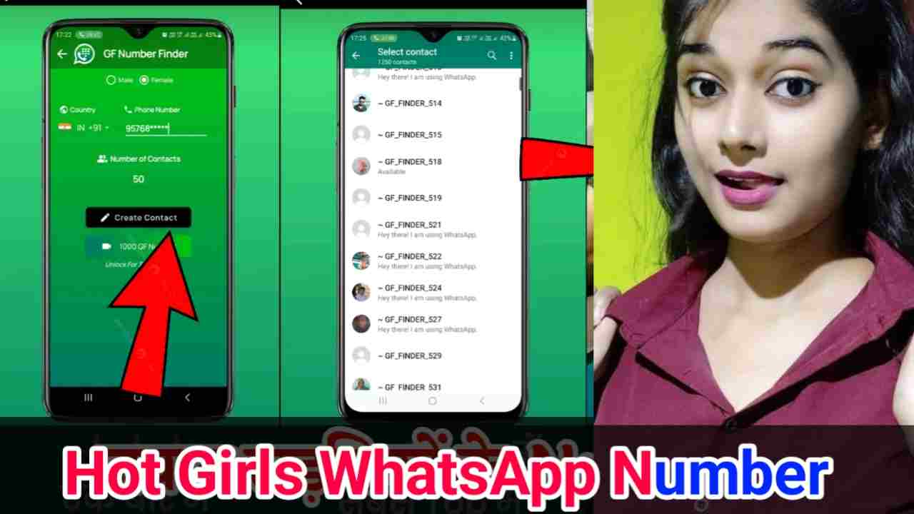 Hot Girls Whatsapp Number | Hot Girls Numbers