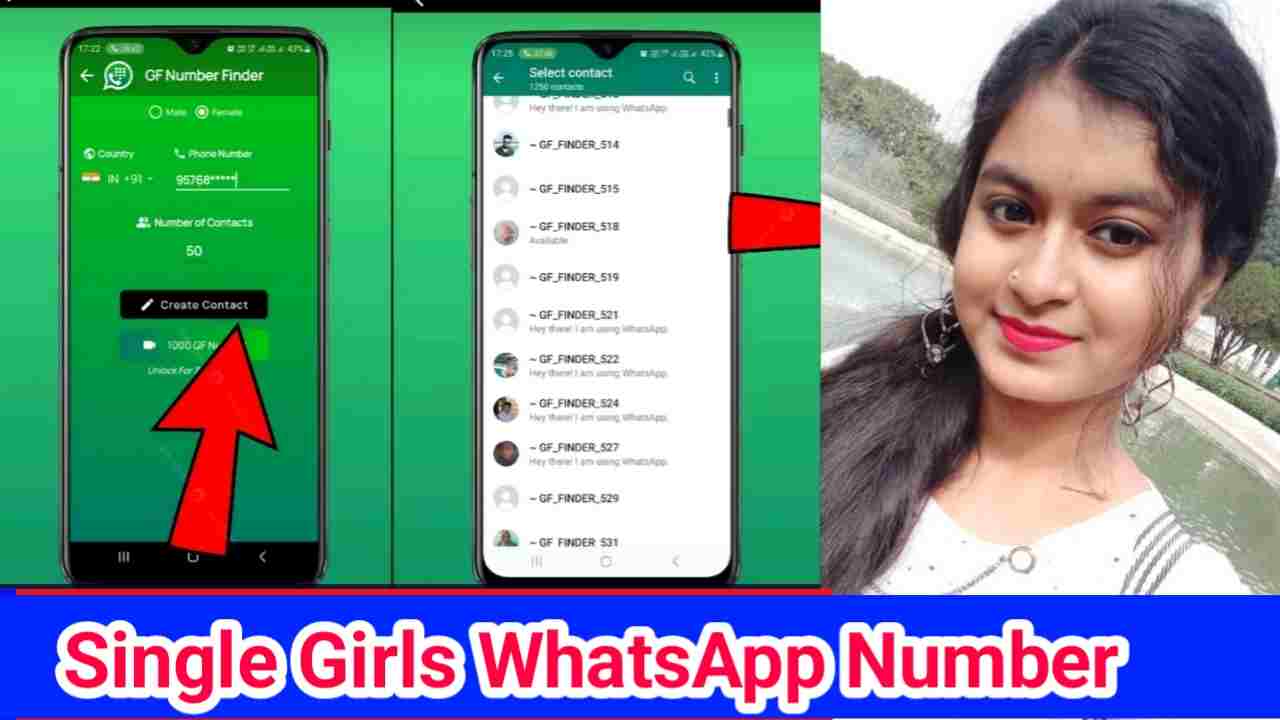 Single Girl Whatsapp Number List | 100% Real Working Number